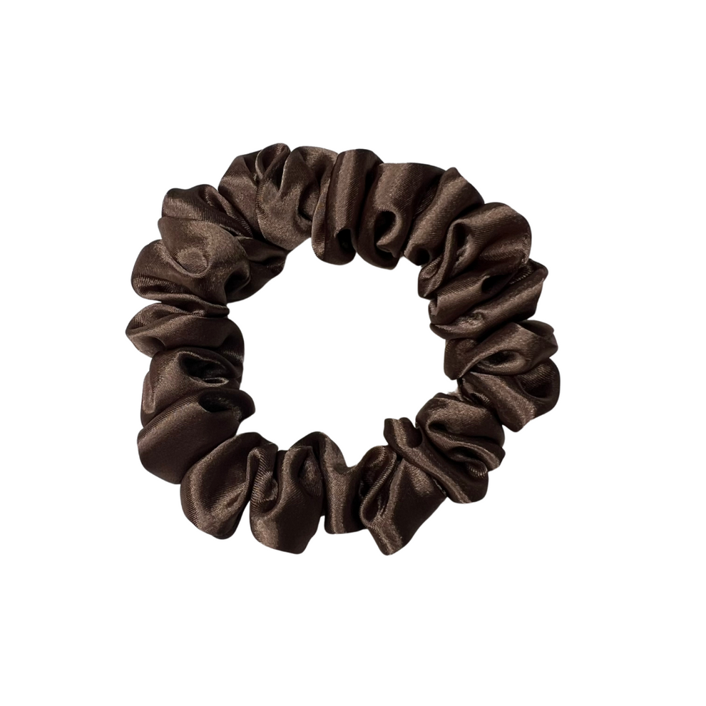 Coffee Brown Mini – The Wild Scrunchie